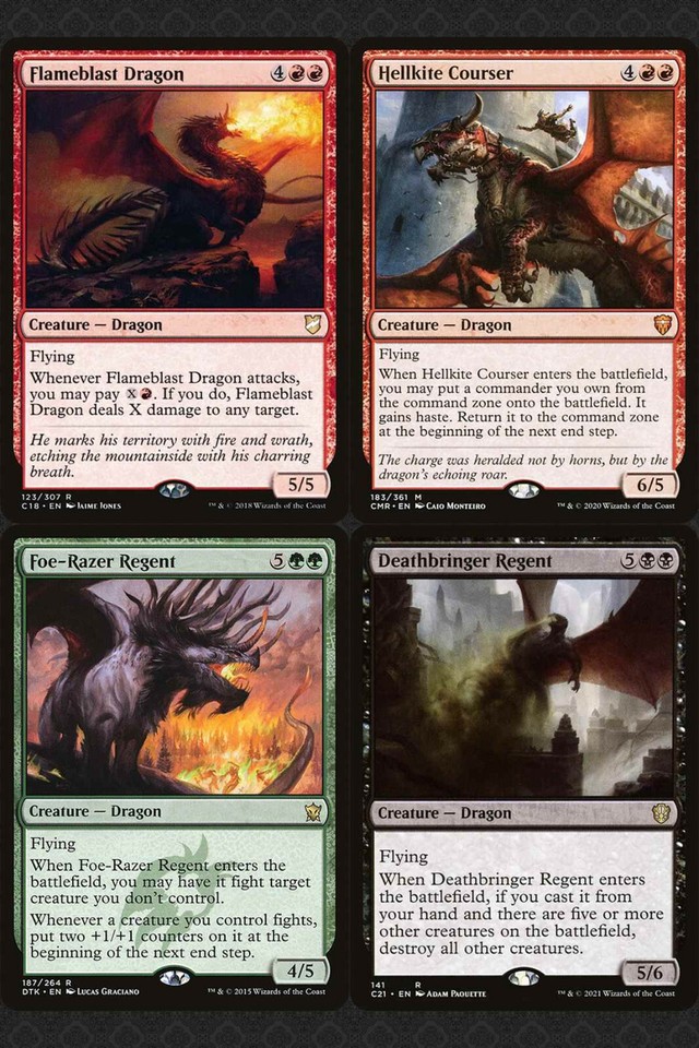 The Ur-Dragon Commander EDH *DRAGONS* Deck Pre-built MTG - Ready-to ...