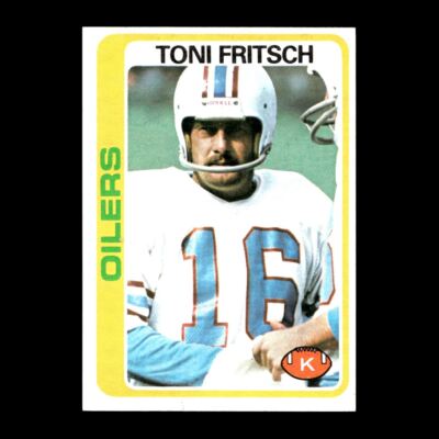 Toni Fritsch 1978 Topps Houston Oilers #164 R308F 1 | eBay
