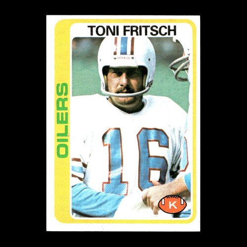 Toni Fritsch 1978 Topps Houston Oilers #164 R308F 1 | eBay