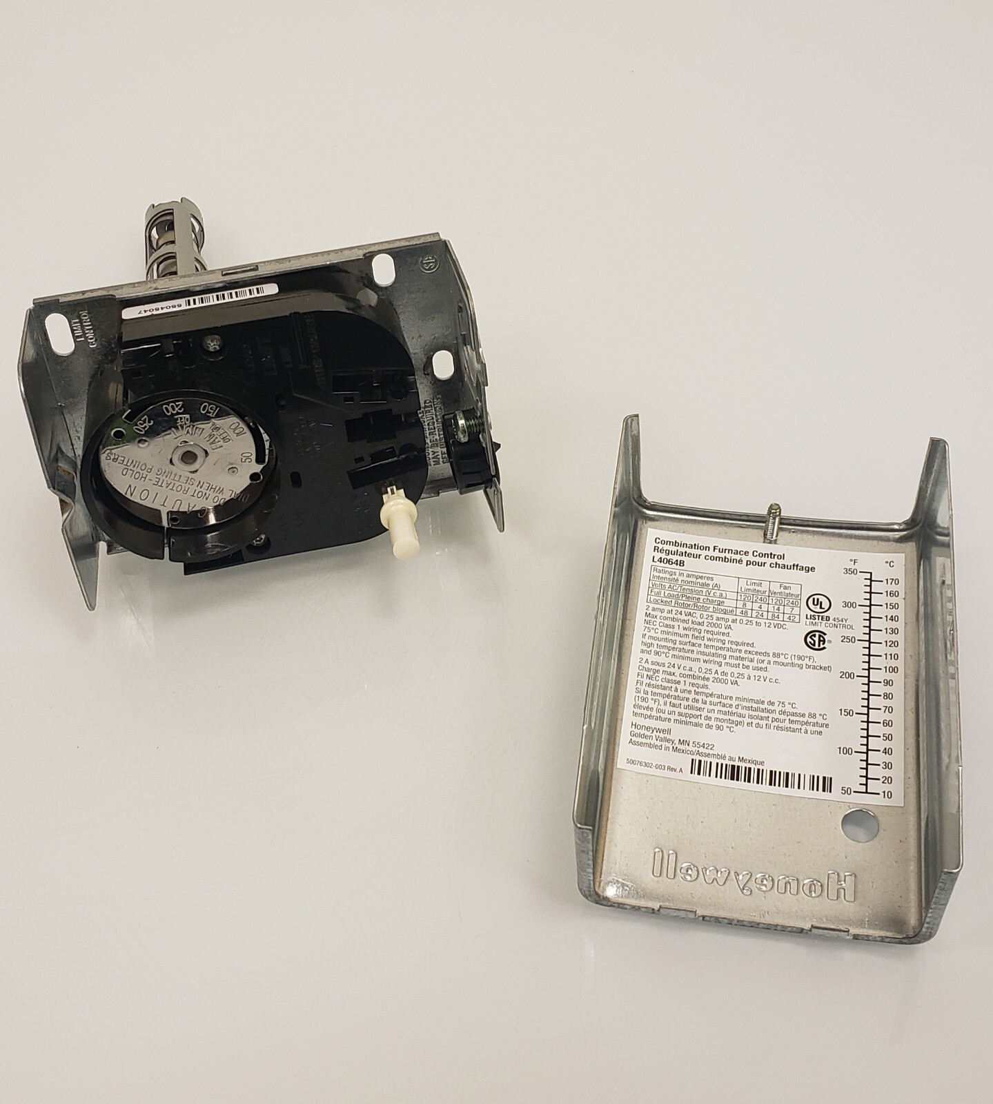 L4064B2228 45047 55045047 Honeywell Fan high limit Switch combination ...