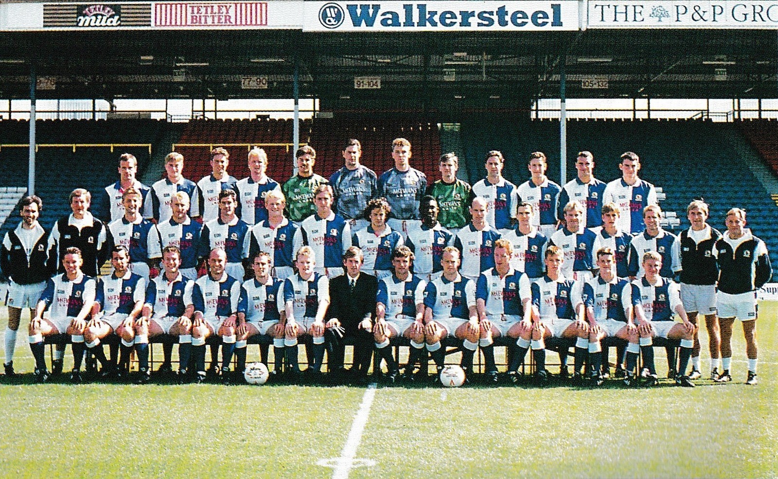 BLACKBURN ROVERS FOOTBALL TEAM PHOTO>1992-93 SEASON | eBay UK