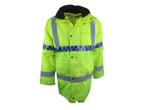 Hi Vis Waterproof Jacket Yaffy Model 672 Coat Horse Riding Patrol ...