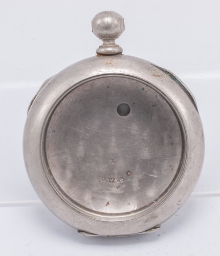 Dueber Silverine 18s Nickel Pocket Watch Open Face Key Wind Case 57.1mm ...