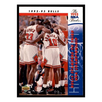 1993 Upper Deck #208 1992-93 Bulls Chicago Bulls Basketball Card | eBay