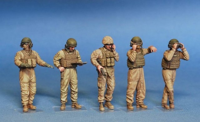 MiniArt US Tank Crew 5 Figure Set 1/35 Model Kit 37005 for sale online ...