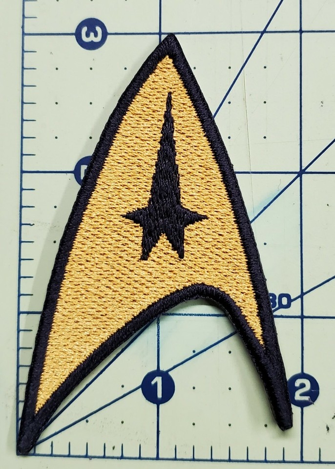 Star Trek Iron On Patch William Shatner Spock Leonard Nimoy Enterprise ...