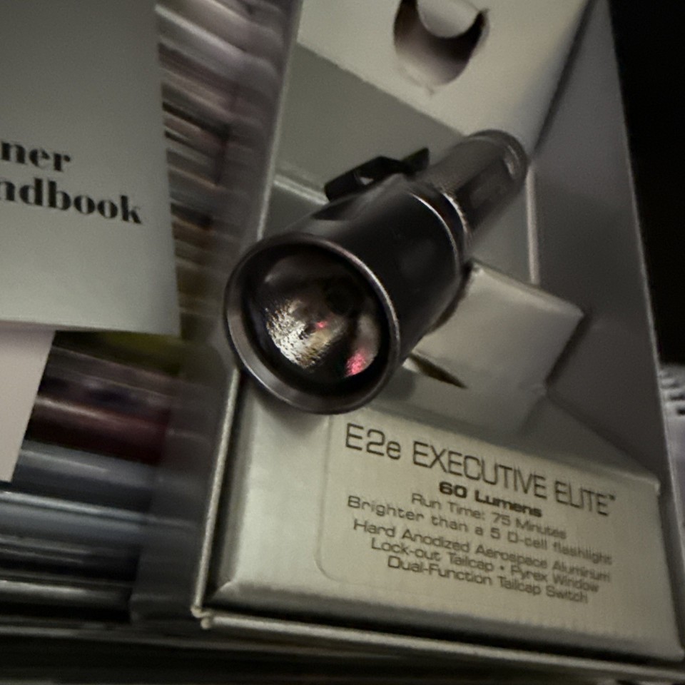 Surefire E2E Executive Elite In Box With Papers E2E-HA Hard Anodized | eBay