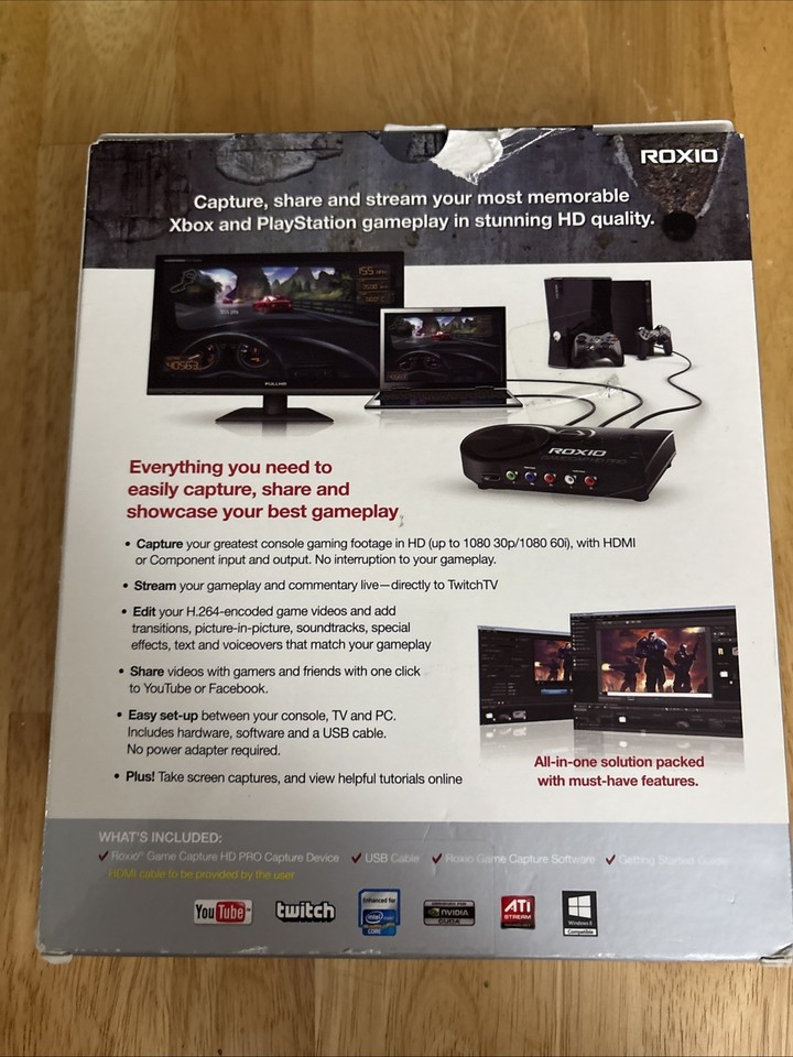 Roxio Game Capture HD Pro Game/Video Capture. NEW | eBay
