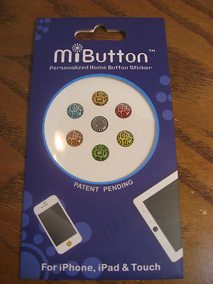 MI Button - IPhone Home Button Stickers - Pack of 7 Animal Print ...