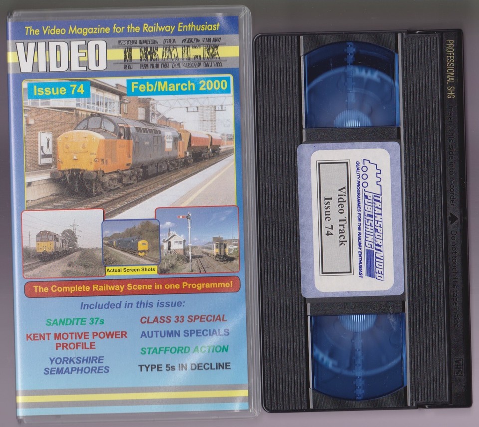 Video Track VHS Video Tapes - Various titles 9 to 107 ~ Railway Video ...