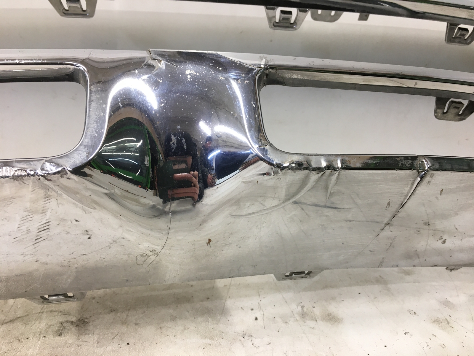 Chromleiste Vorne Stoßstange Zierleiste Mercedes W253 X253 GLC ...