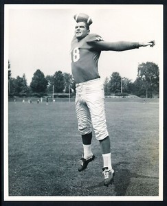 1957 Tobin Rote, "New Superstar of the Detroit Lions" Football Action ...