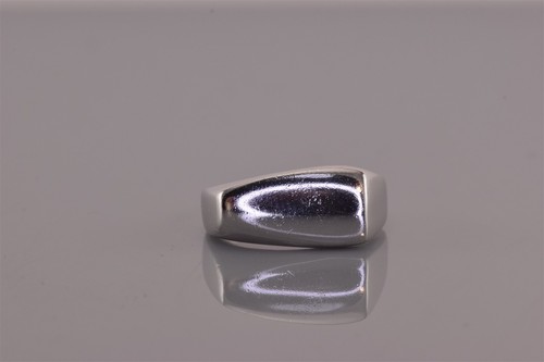Sterling Silver 9mm Tapered Wedged Faced Band Ring 925 Sz: 7 | eBay