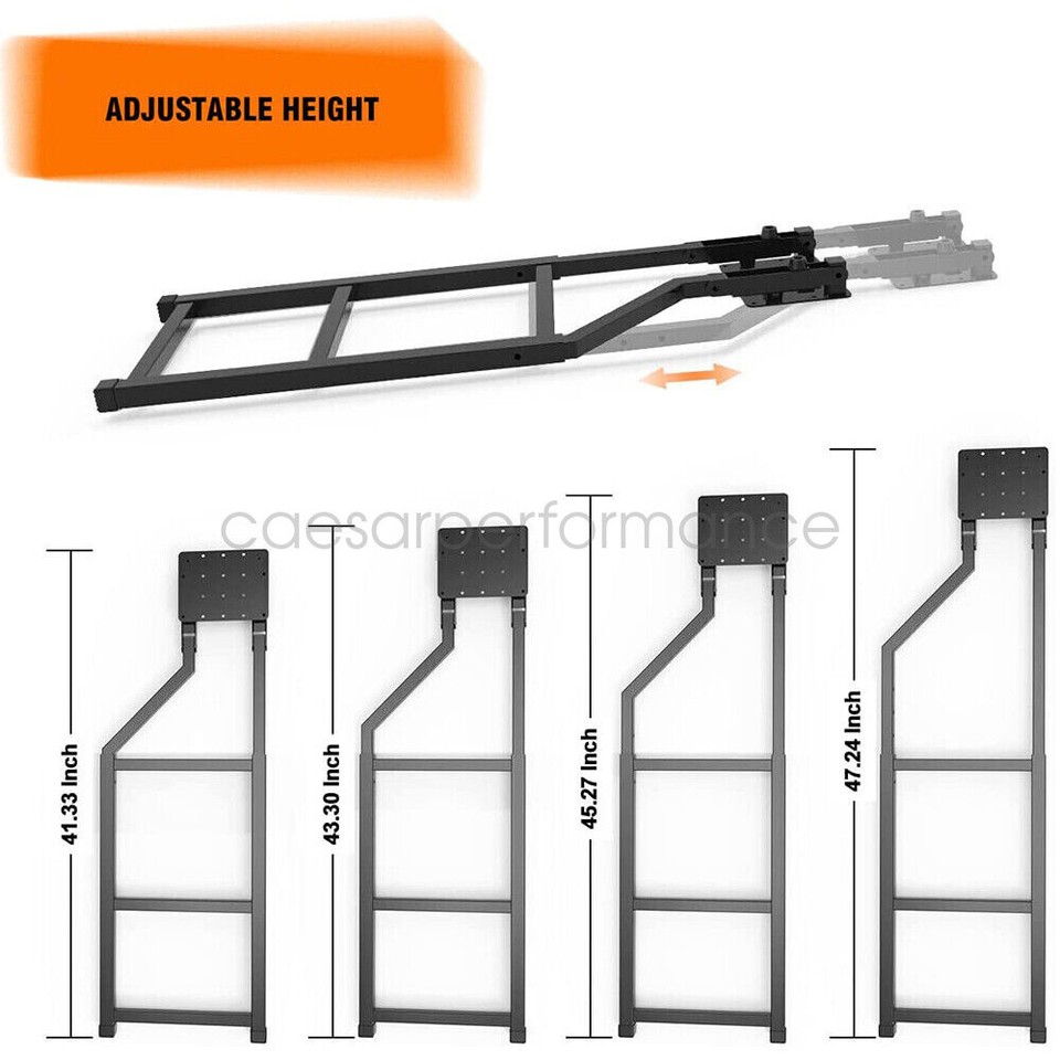 Universal Fit Tailgate Ladder Adjustable Rear Gate Step Ladders for ...