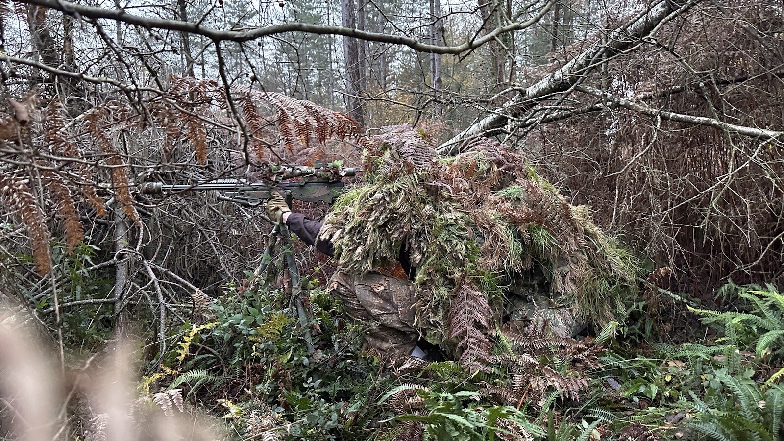 3D Custom Ghillie Suit / Leaves Camouflage / Cape For Hunting/Airsoft ...