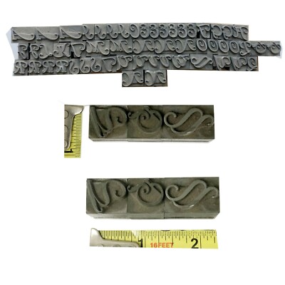 KINGSLEY KWIKPRINT STAMPING MACHINE TYPE LETTER SET | eBay