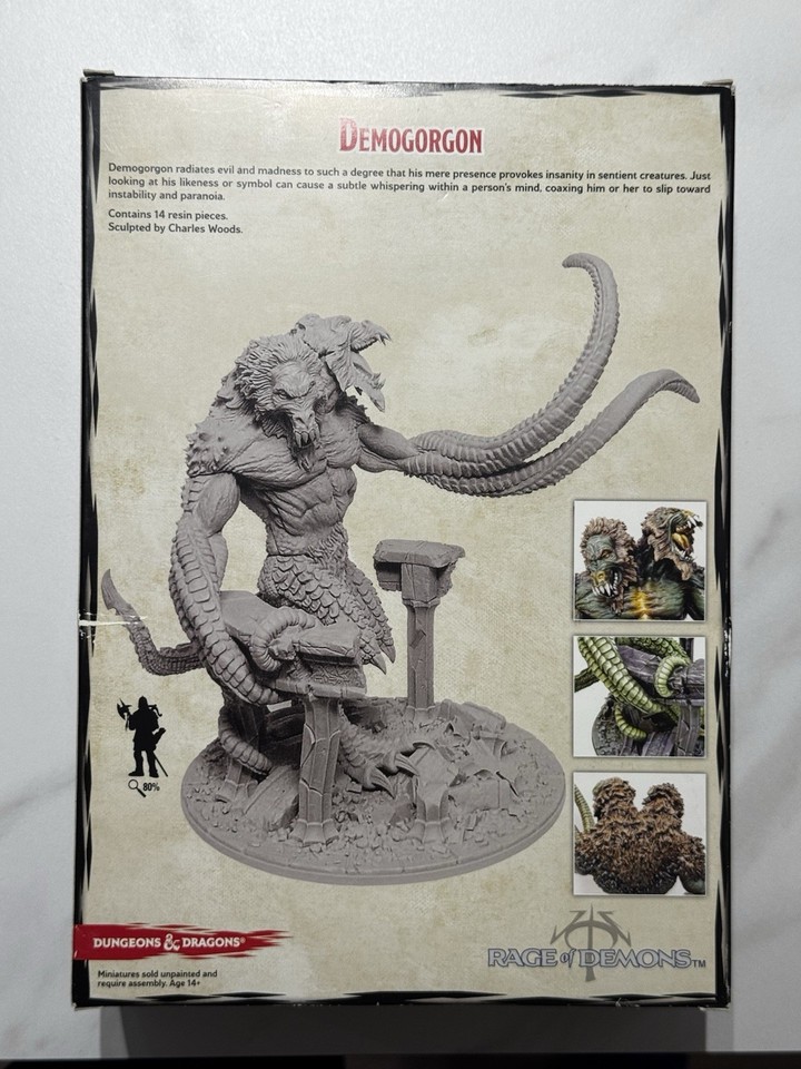 Dungeons And Dragons Demogorgon Miniature Collectors Series Gale Force ...