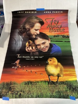 FLY AWAY HOME MOVIE POSTER JEFF DANIELS ANNA PAQUIN 1996 COLUMBIA ONE ...