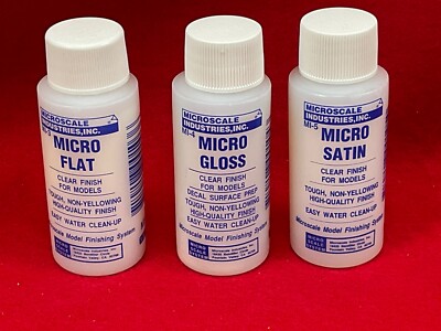 Microscale Industries MI3 MI4 MI5 MICRO COAT FLAT + GLOSS + SATIN CLEAR FINISH | eBay