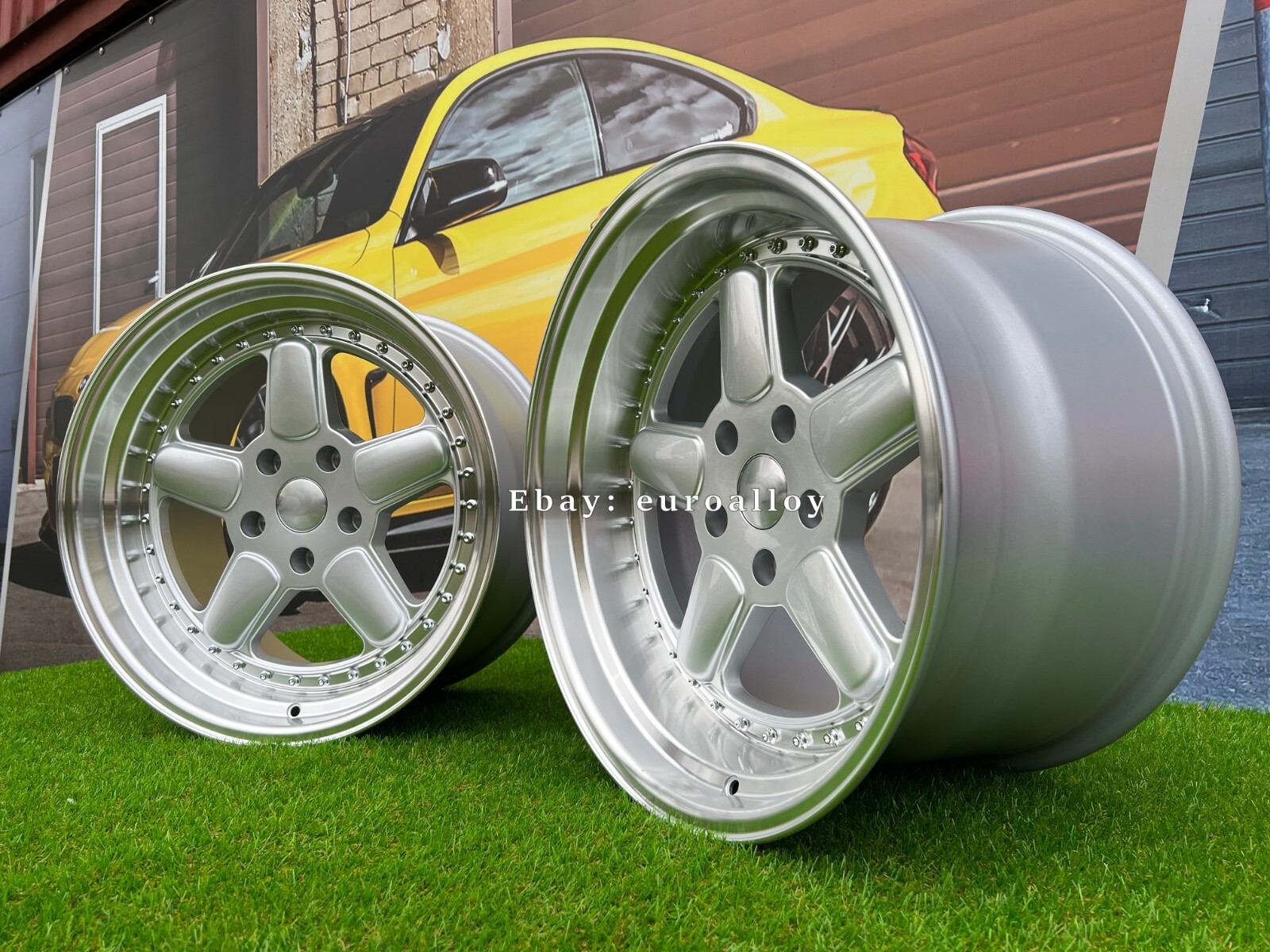 4 x 18" 5x120 RH XD AC SCHNITZER style DEEP DISH wheels for BMW E60 E38 ...