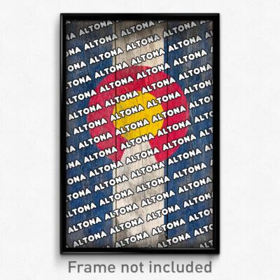 Altona Colorado Poster (CO City Souvenir 11x17 Town Print) | eBay