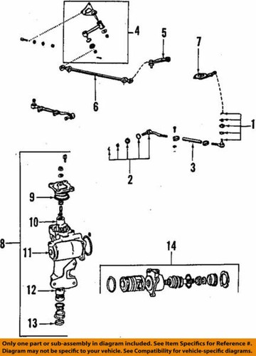 45045-69065 Toyota End sub-assy, steering relay rod, lh 4504569065, New ...