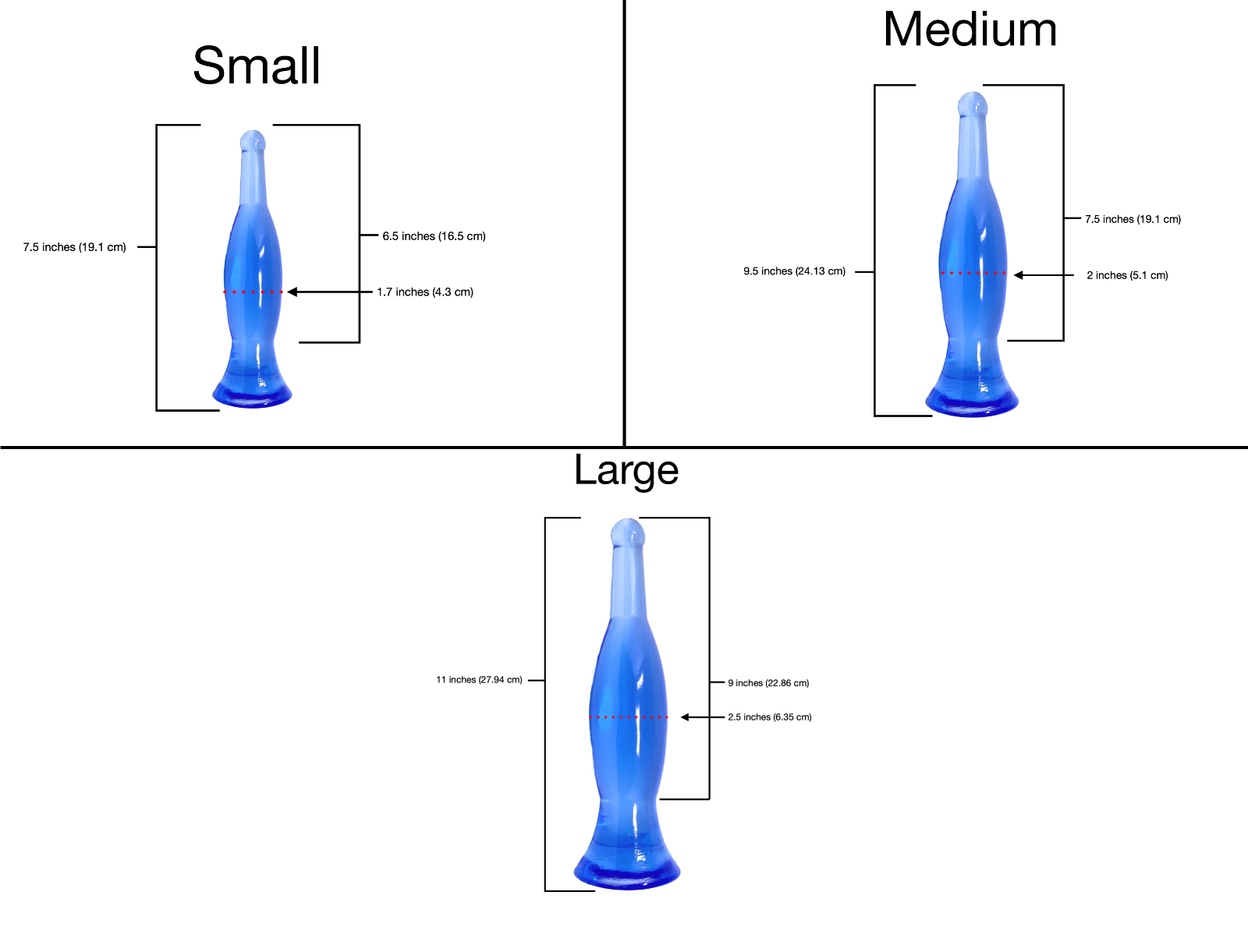Huge Extra Large XL Big Thick Realistic G-spot Anal Dildo Women Couple ...