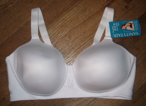 Vanity Fair 71380 Womens White Full Figure Beauty Back Smoothing Bra ...