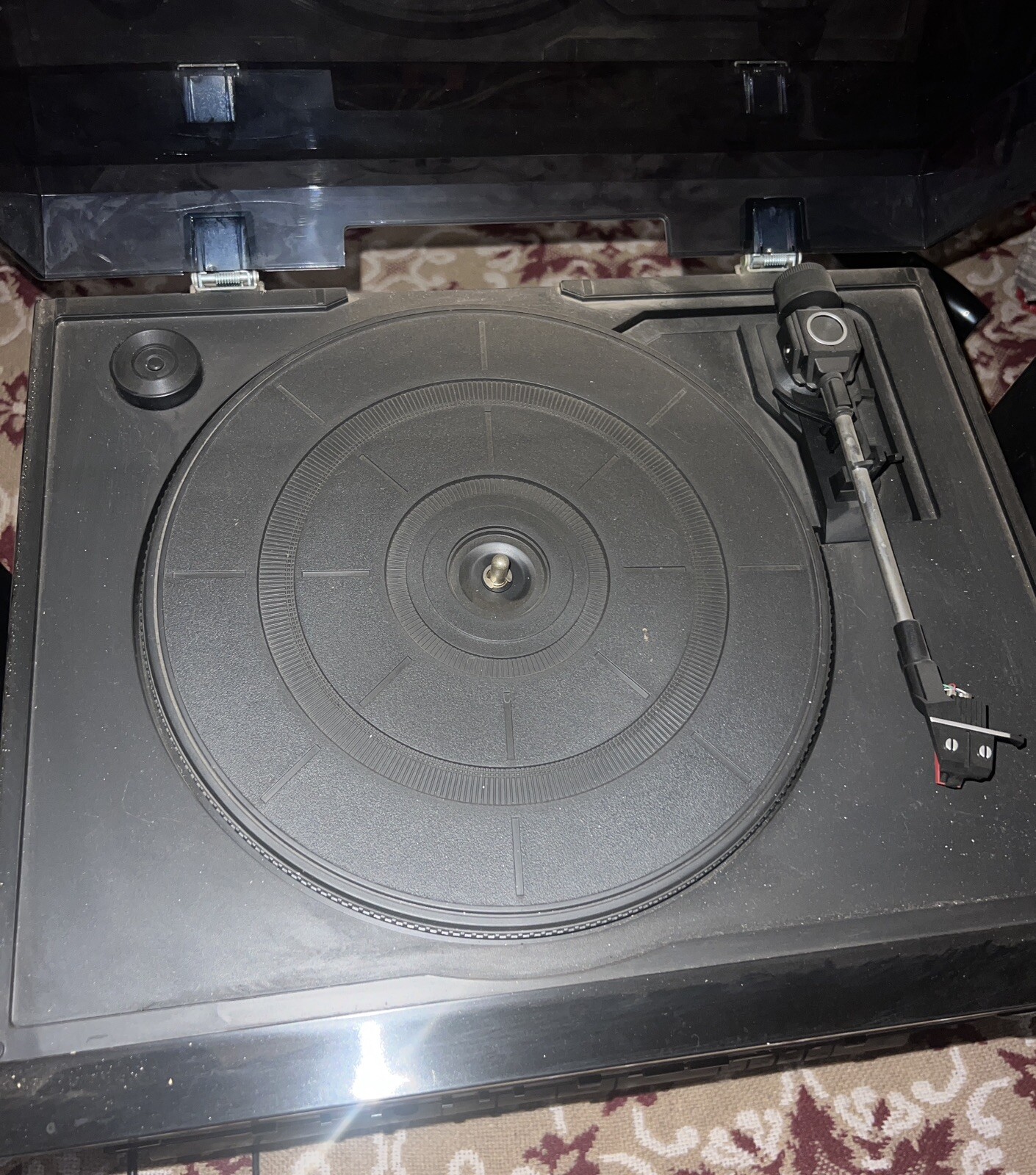 Crown Stereo Record Player/Belt Turntable System + 2 Vinyls | eBay