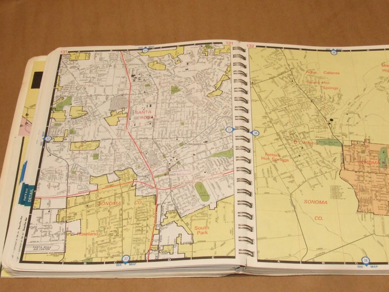 Thomas Bros Guide California Road Atlas and Driver's Guide 1986 Edition ...