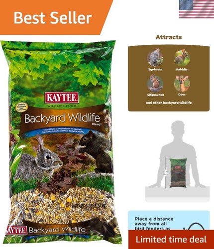 Backyard Wildlife Food Blend: 5-Pound Mix for Squirrels, Chipmunks ...