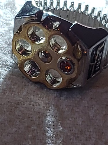 Sterling silver gun ring six shooter revolver size 10 new | eBay