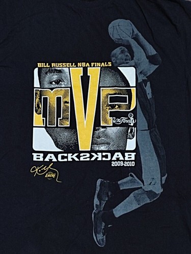 2010 Kobe Bryant Back 2 Back T Shirt Los Angeles Lakers - Size L | eBay