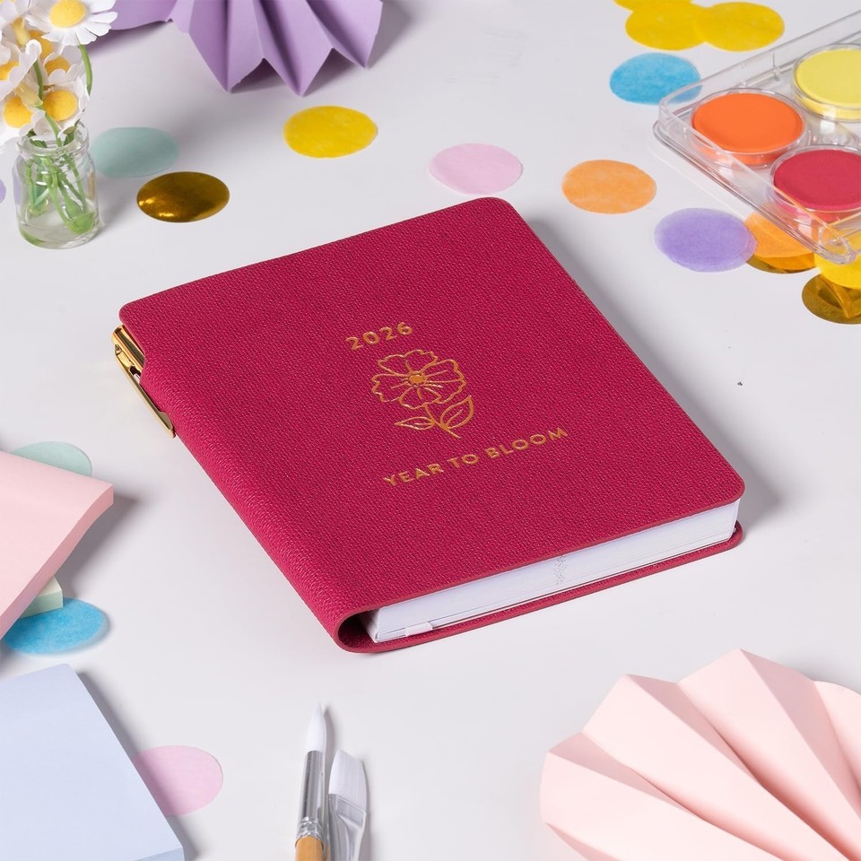 Eccolo 2025-2026 Pocket 18-Month Weekly Planner, Leatherette Soft ...