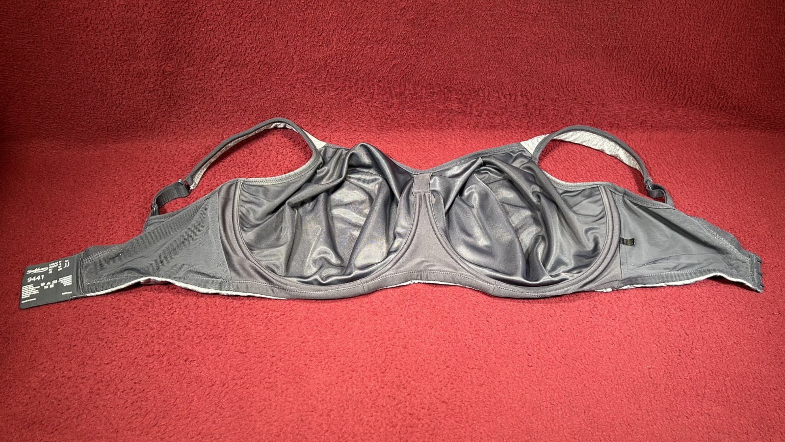 SCULPTRESSE BY PANACHE 38JJ UK / 38N US GRAY SPORTS BRA J HOOK - 9441 ...