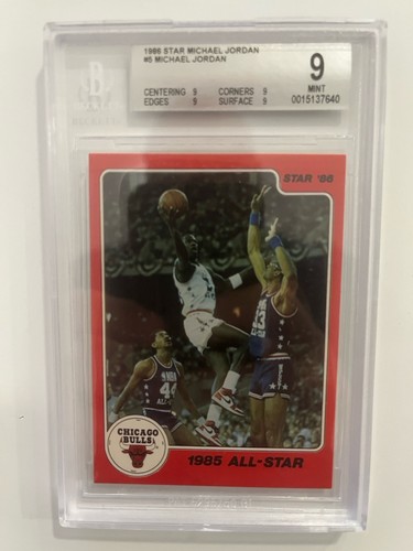 1986 Star #5 Michael Jordan BGS 9 - Quad 9 Subs | eBay