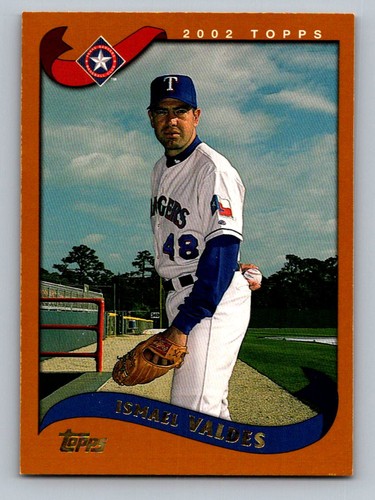 Ismael Valdes Pitcher Texas Rangers 2002 Topps Card 478 Sports ...
