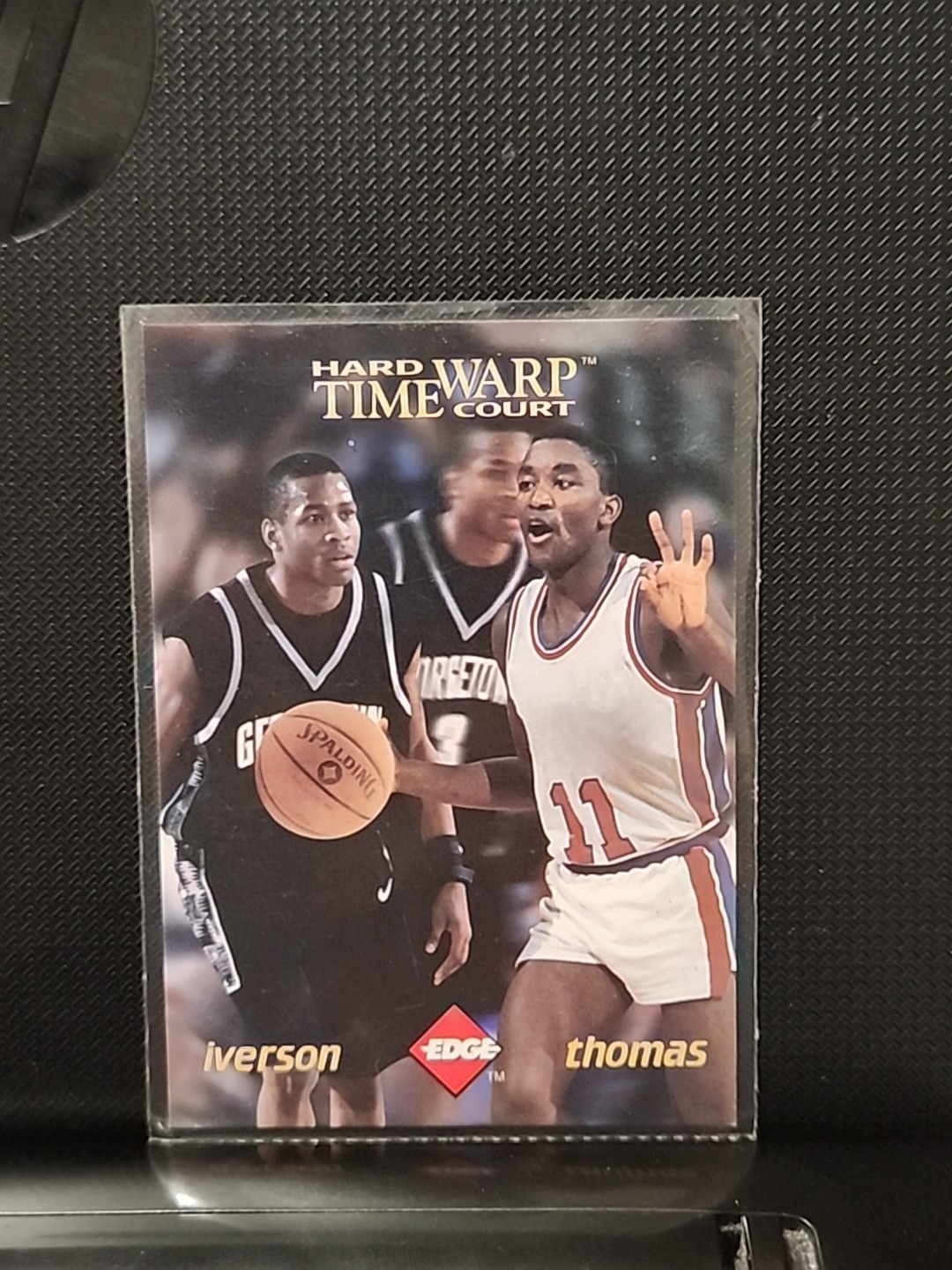 1996 Collectors Edge ALLEN IVERSON Rookie ISAIAH THOMAS Time Warp 03887 ...