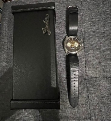 Seiko Fender Stratocaster 70th Anniversary Brown Dial Chronograph Watch ...