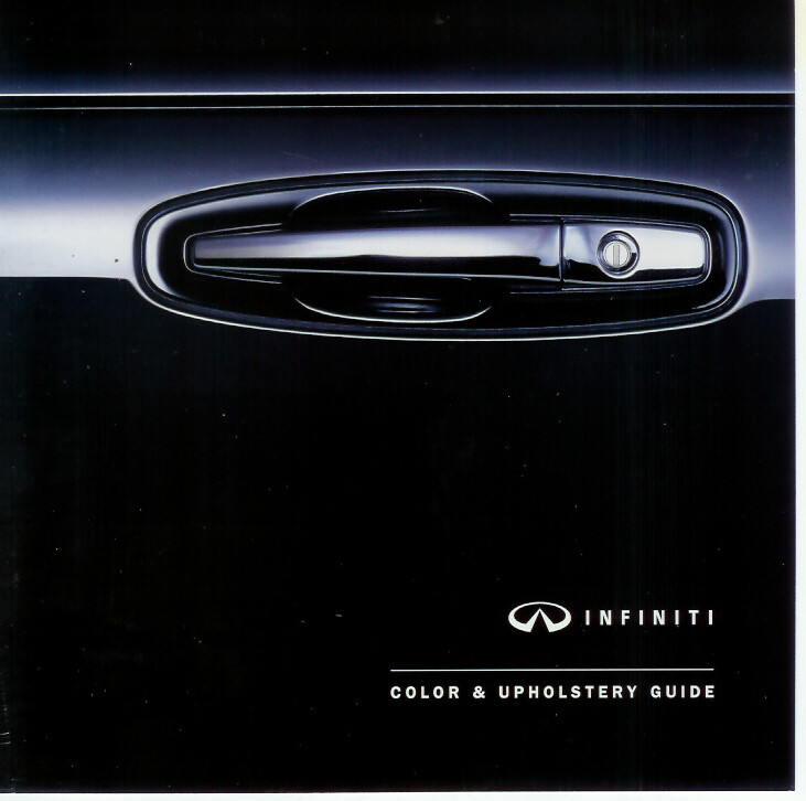1998 INFINITI COLOR and UPHOLSTERY GUIDE | eBay