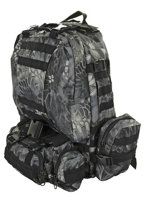 LARGE ASSAULT TACTICAL BACKPACK - NEW COLOR BLACK WEB - 600 DENIER ...
