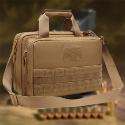 Single/Double Pistol Case -Tactical Range Bag for Shooting Multiple ...
