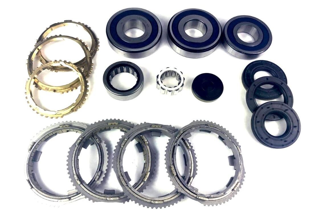 NSG370 6 Speed Bearing Kit W/ Seals S-ring Design W/ Synchro Rings ...