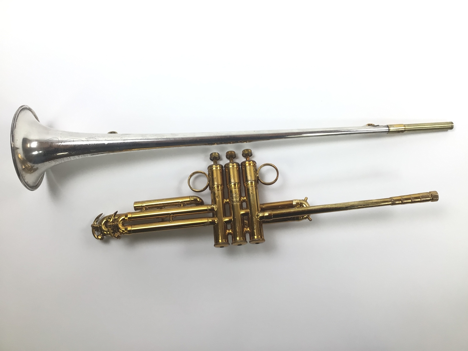 Used King Bb Herald Trumpet, Sterling Silver Bell (SN: 314160) | eBay