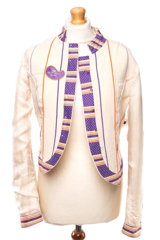 ETRO MILANO LINEN JACKET ITALY MADE IT 42 UK 10 US 8 EU 36 S ETRO MILANO LINEN JACKET ITALY MADE IT 42 UK 10 US 8 EU 36 S
