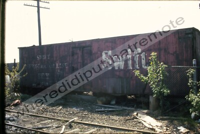 Orig. Slide Swift SRLX Wood Reefer Car Marshalltown IA 5-4-74 | eBay