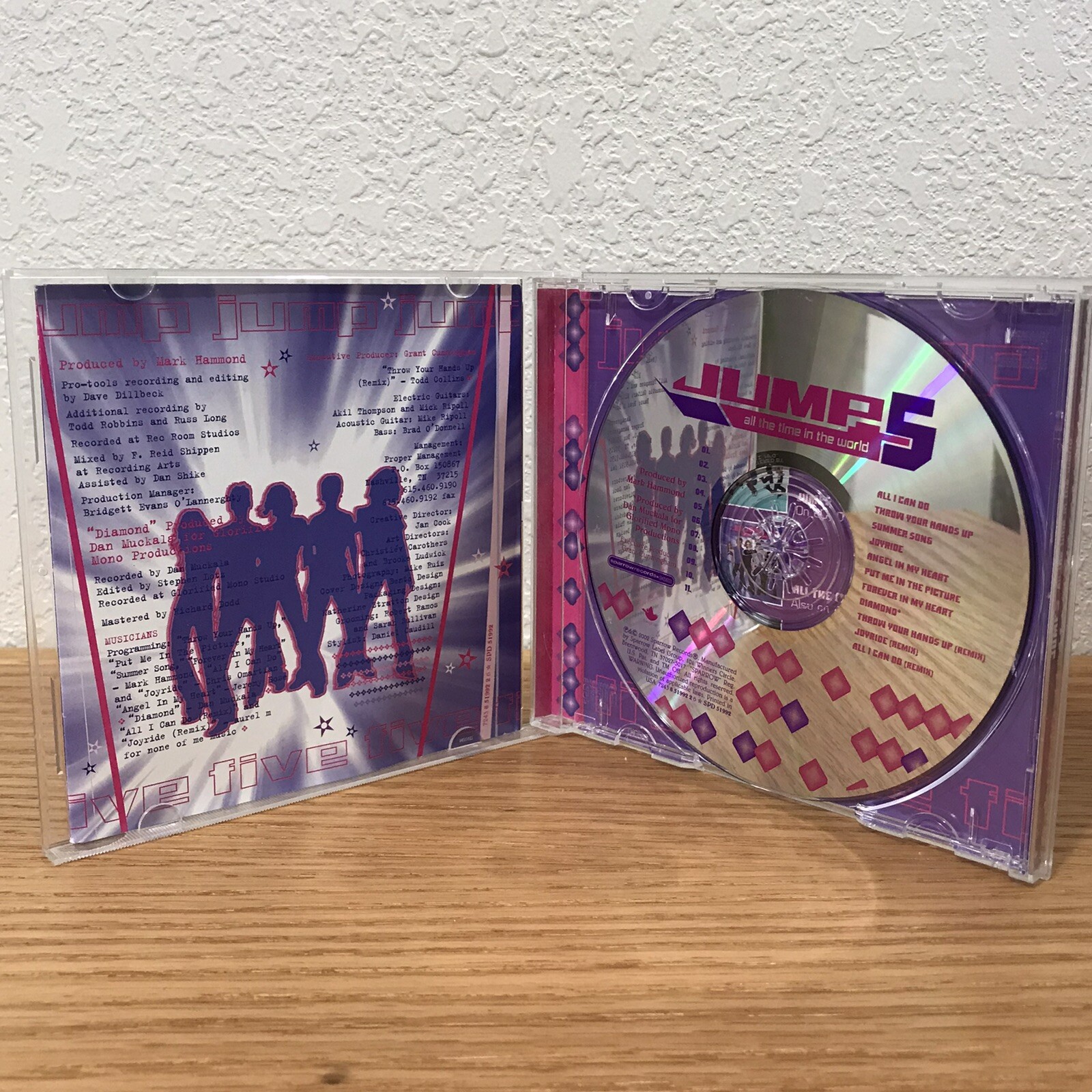 All the Time in the World by Jump5 (CD, 2002, Sparrow) SPD-51992 ~ SEE ...