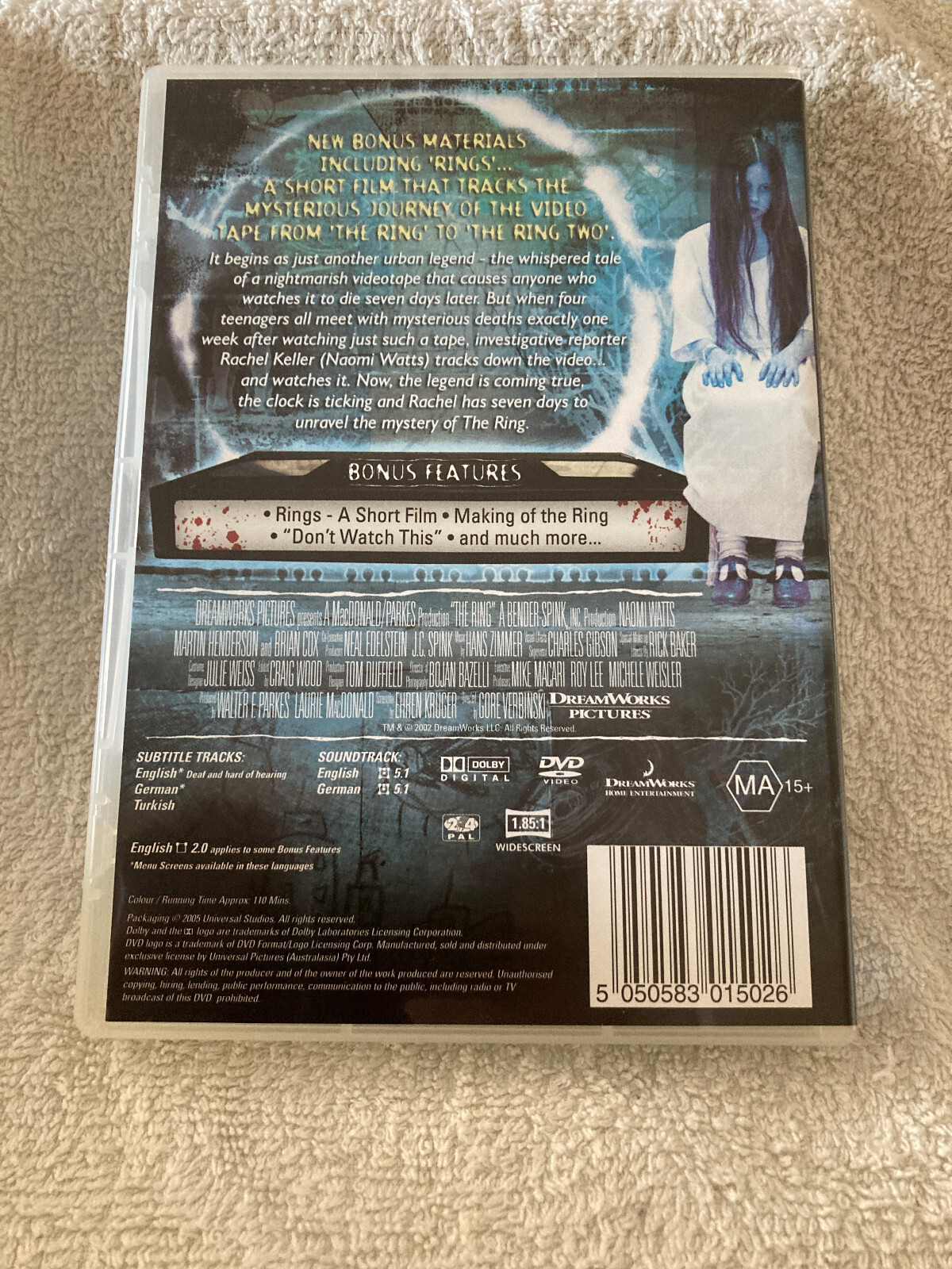 LIKE NEW The Ring 2 Film Box Set: The Ring & The Ring 2 (2DVD, 2002/ ...