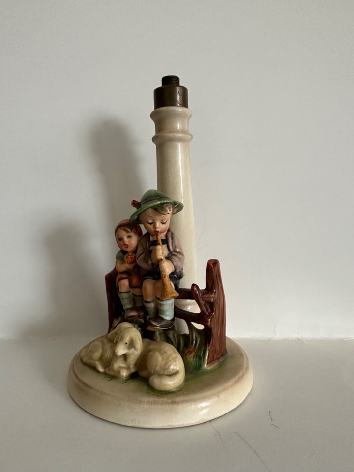 EXTREMELY RARE SAMPLE HUMMEL FIGURINE 104 TABLE LAMP TMK1 CROWN MARK | eBay