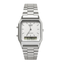 Casio AQ-230 Series Unisex Stainless Steel Band Digital Analogue Wrist ...